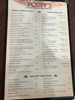 TONY’S FAMILY ITALIAN RESTAURANT - Updated September 2025 - 18 Photos ...
