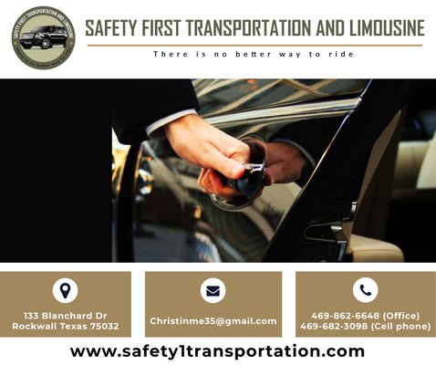 SAFETY FIRST TRANSPORTATION AND LIMOUSINE - Updated July 2025 - 57 ...