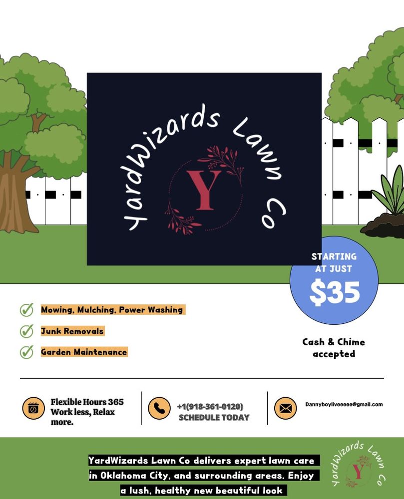 YARD WIZARDS LAWN - Updated June 2025 - Request a Quote - 4128 SE 43rd St, Del City, Oklahoma ...