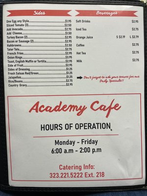 ACADEMY CAFE - 135 Photos & 64 Reviews - 1880 N Academy Dr, Los Angeles ...