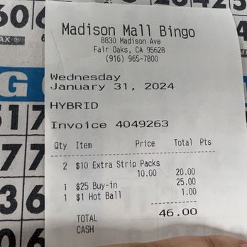 MADISON MALL BINGO - Updated December 2025 - 13 Photos & 42 Reviews ...