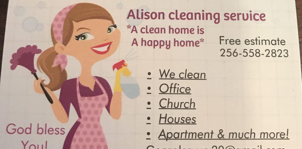 ALISON CLEANING SERVICE - Updated December 2024 - Alabama City, Alabama ...