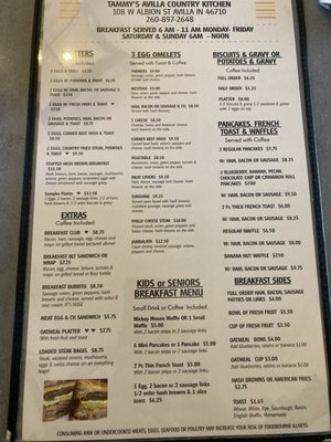 TAMMY’S AVILLA COUNTRY KITCHEN - Updated October 2025 - 108 W Albion St ...