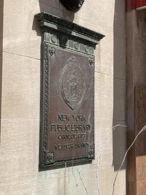 NEW YORK PUBLIC LIBRARY - WEBSTER - Updated September 2025 - 33 Photos ...