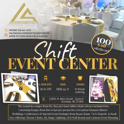SHIFT EVENT CENTER - Updated September 2025 - 13 Photos - 11651 N Main ...