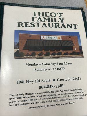 THEO’S FAMILY RESTAURANT - Updated September 2025 - 15 Photos & 47 ...