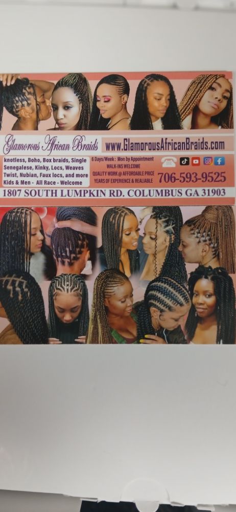 GLAMOROUS AFRICAN BRAIDS - Updated July 2025 - Request an Appointment ...