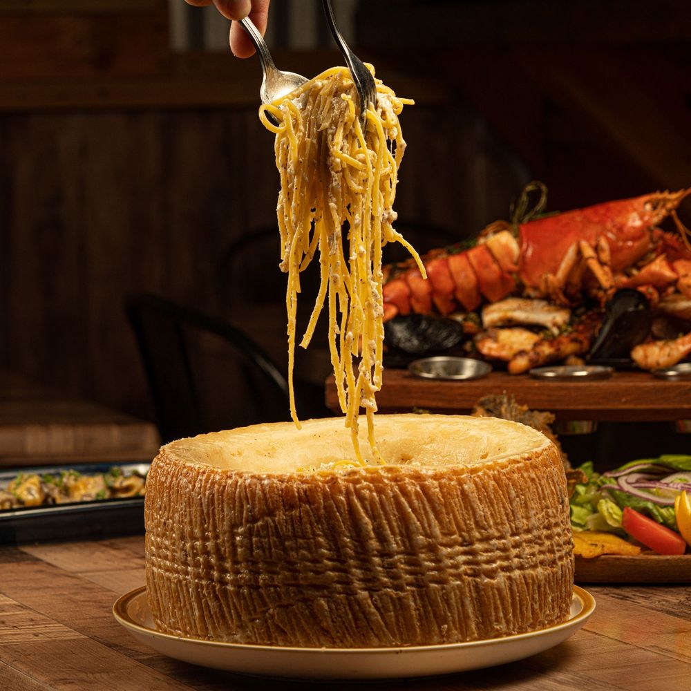 French Giant Cheese Wheel