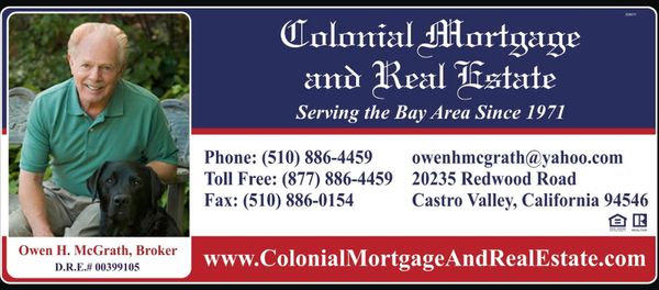 COLONIAL MORTGAGE - Updated October 2025 - 20235 Redwood Rd, Castro ...