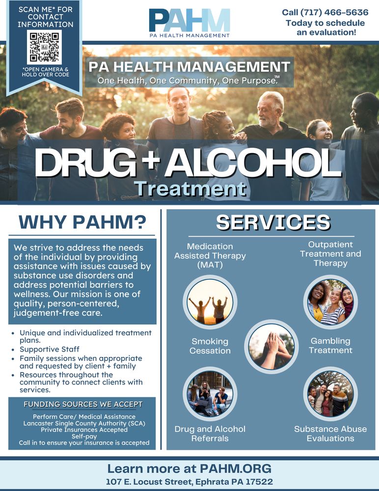 PA HEALTH MANAGEMENT - Updated December 2025 - 107 E Locust St, Ephrata ...