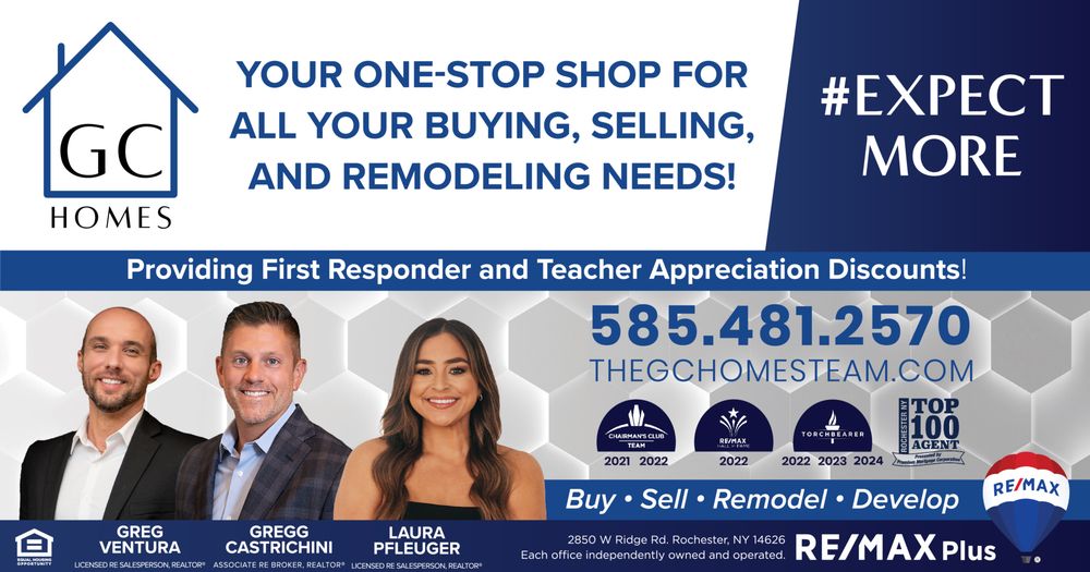 THE GC HOMES TEAM - Updated August 2025 - Contact Agent - 2850 W Ridge Rd, Rochester, New York ...