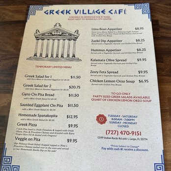 GREEK VILLAGE CAFE - Updated December 2025 - 12 Photos & 14 Reviews ...