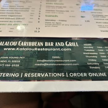 KALALOU CARIBBEAN BAR AND GRILL - Updated November 2025 - 205 Photos ...