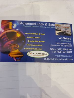 Locksmith Bullhead City Az