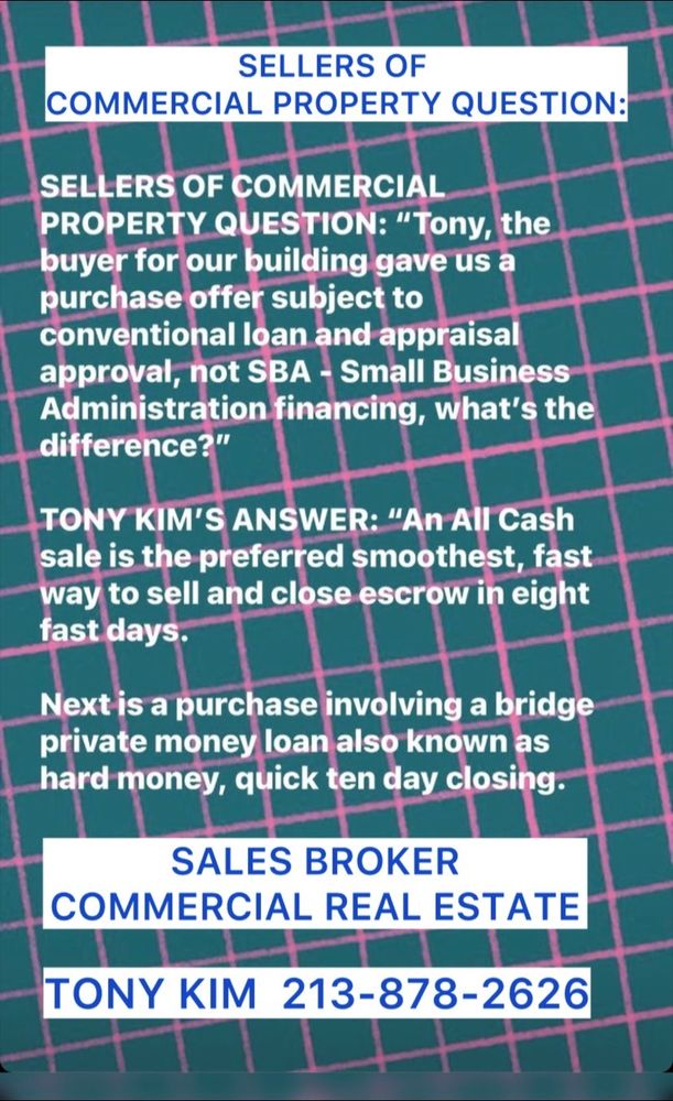 TONY KIM - COMMERCIAL PROPERTY SALES LISTING BROKER - Updated June 2026 ...