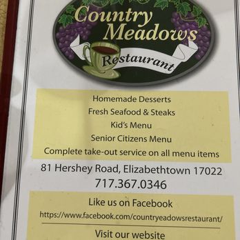 COUNTRY MEADOWS RESTAURANT - Updated August 2025 - 28 Photos & 53 ...