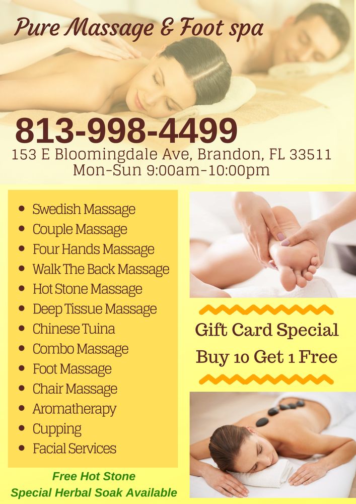 Pure Massage & Foot spa, Brandon | Roadtrippers