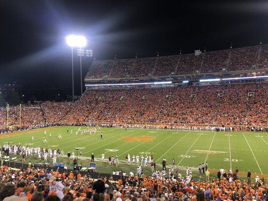 FRANK HOWARD FIELD AT CLEMSON MEMORIAL STADIUM - DEATH VALLEY - 65 ...