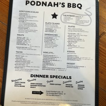 PODNAH’S PIT BARBECUE - Updated August 2025 - 1173 Photos & 1674 ...
