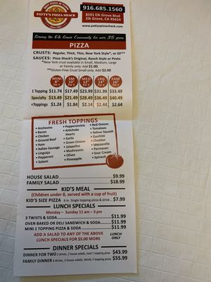 PATTY’S PIZZA SHACK - Updated December 2025 - 24 Photos & 23 Reviews ...