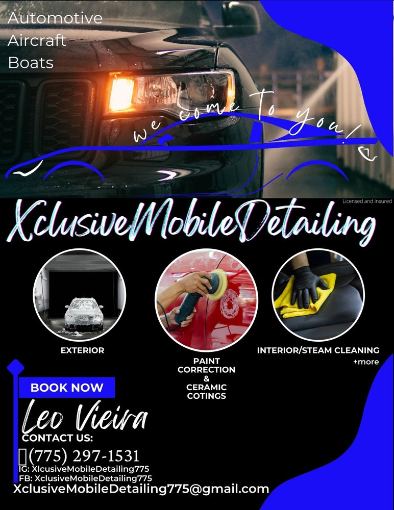 XCLUSIVE MOBILE DETAILING - Updated April 2026 - Carson City, Nevada ...