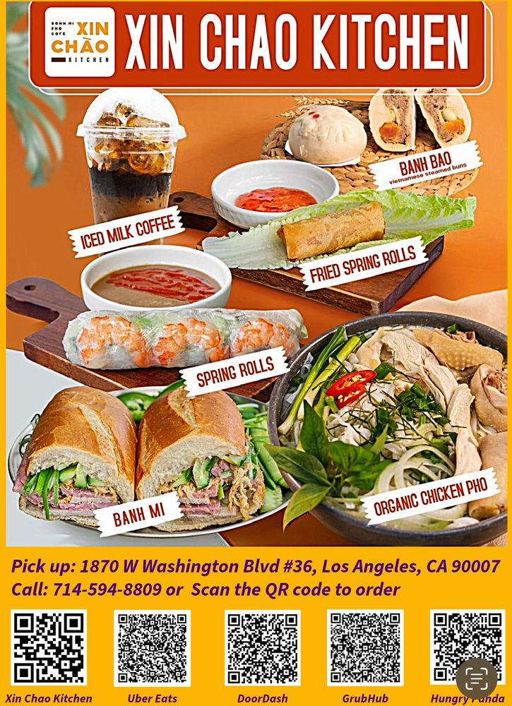XIN CHAO KITCHEN - Updated June 2025 - 1870 W Washington Blvd, Los Angeles, California ...