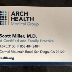 ARCH HEALTH MEDICAL GROUP - RANCHO PENASQUITOS - 9878 Carmel Mountain ...
