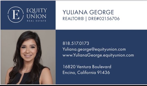 YULI GEORGE - EQUITY UNION - Updated July 2025 - Contact Agent - 22144 Clarendon St, Woodland ...