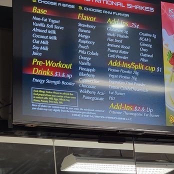 ONE STOP NUTRITION - Updated February 2025 - 13 Photos & 16 Reviews ...