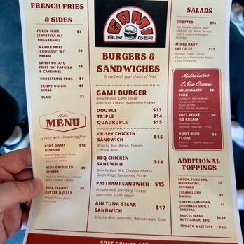 GAMI BURGER - Updated December 2025 - 180 Photos & 124 Reviews - 5093 ...