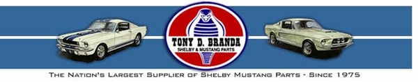 TONY D. BRANDA SHELBY & MUSTANG PARTS - Updated September 2025 - 10 ...