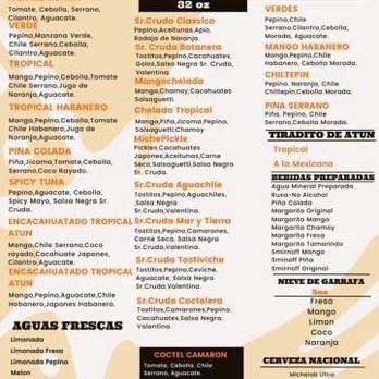 SR.CRUDA CEVICHE Y MICHELADAS - Updated September 2025 - 19 Photos ...