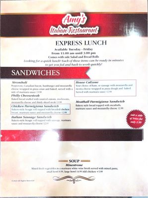 AMY’S ITALIAN RESTAURANT - Updated October 2025 - 21 Photos & 24 ...