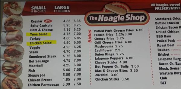 THE HOAGIE SHOP - Updated May 2026 - 14 Reviews - 190 Bon Aire Shopping ...