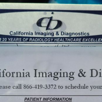 CALIFORNIA IMAGING & DIAGNOSTICS - Updated October 2025 - 13 Reviews ...
