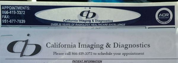 CALIFORNIA IMAGING & DIAGNOSTICS - Updated October 2025 - 13 Reviews ...