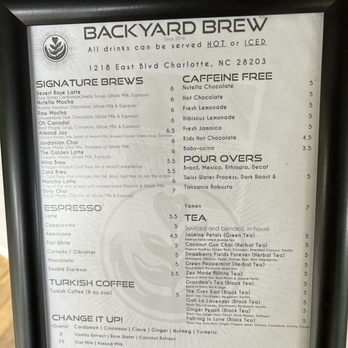BACKYARD BREW - Updated July 2024 - 74 Photos & 37 Reviews - 1218 E ...