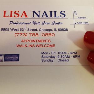 LISA NAIL - 11 Photos & 17 Reviews - 6805 W 63rd St, Chicago, Illinois ...