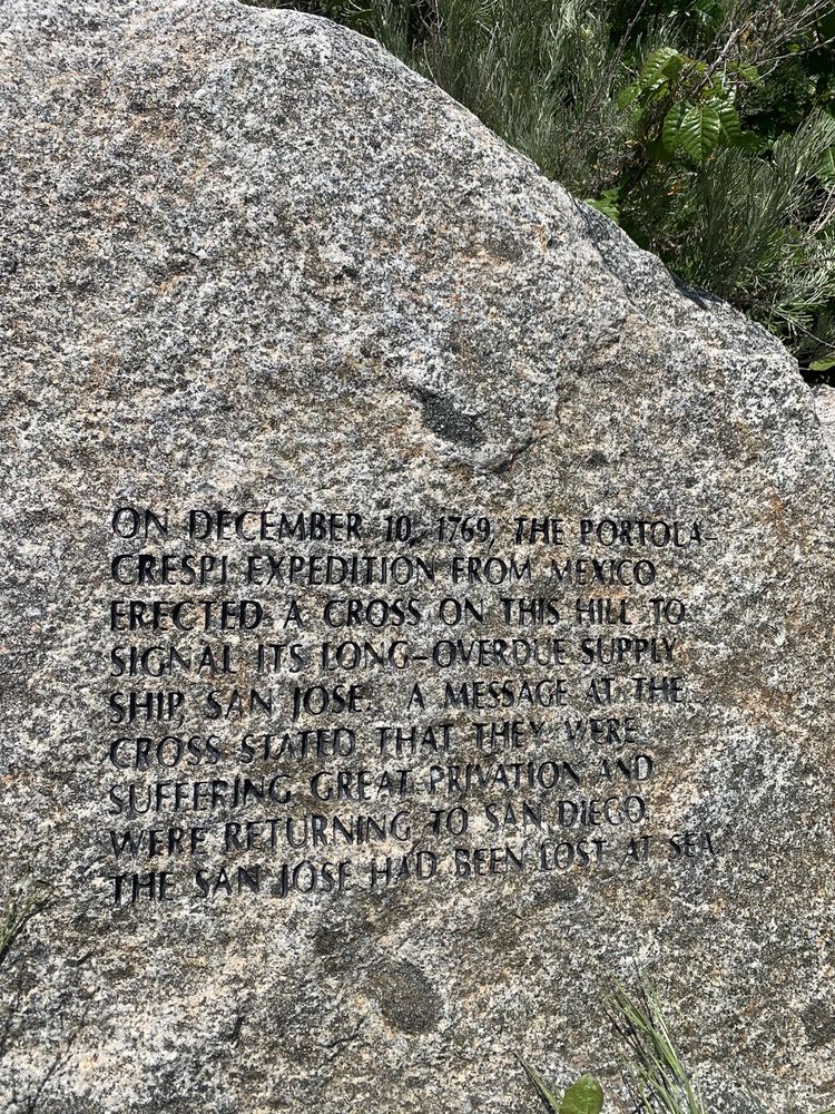 PORTOLA CRESPI MONUMENT - Monterey Peninsula Recreational Trl, Monterey ...