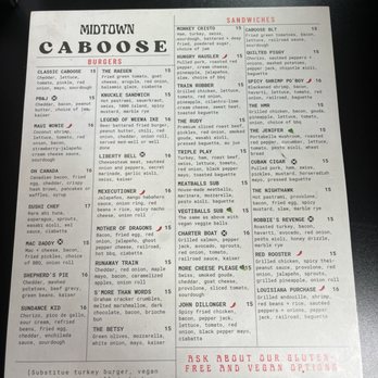 MIDTOWN CABOOSE - Updated July 2025 - 609 Photos & 634 Reviews - 1406 N ...