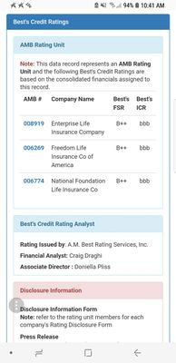 FREEDOM LIFE INSURANCE COMPANY OF AMERICA - Updated May 2026 - 16 ...