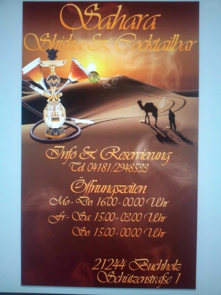 SAHARA SHISHA & COCKTAILBAR - Updated March 2025 - Schützenstr.1 ...
