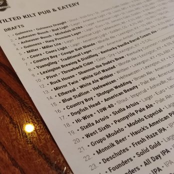 TILTED KILT PUB & EATERY - Updated August 2025 - 101 Photos & 71 ...