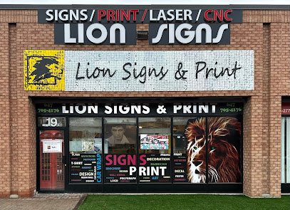 LION SIGNS - Updated December 2024 - Request a Quote - 190 Marycroft ...