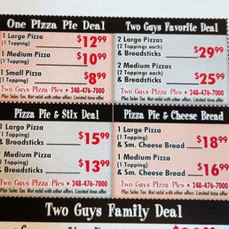 TWO GUYS PIZZA PIES - Updated July 2025 - 86 Photos & 193 Reviews ...