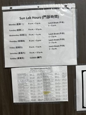 SUN CLINICAL LABORATORIES - Updated October 2025 - 701 S Atlantic Blvd ...