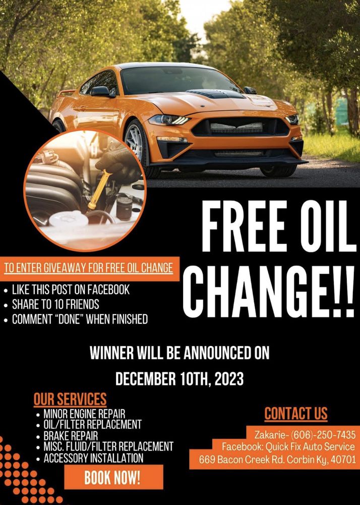 QUICK FIX AUTO SERVICE - Updated December 2025 - 669 Bacon Creek Rd ...