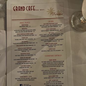 GRAND CAFE KEY WEST - Updated December 2025 - 291 Photos & 381 Reviews ...