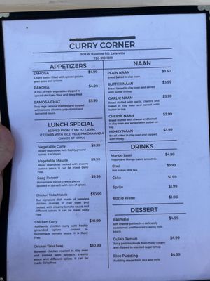 CURRY CORNER - Updated July 2025 - 10 Reviews - 508 W Baseline Rd ...