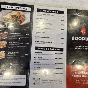 NOODLE ST - Noodles in Irvine, California at 3963 Irvine Blvd - 527 ...